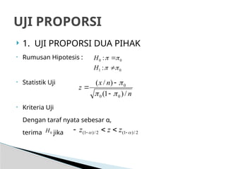 Materi statistika UJI HIPOTESIS ke 2.pptx