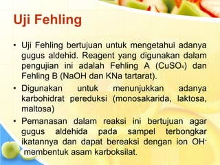 Uji Karbohidrat | PPTX