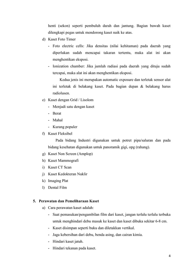 Uji kebocoran kaset radiografi | DOCX