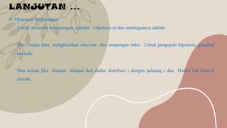 Uji kesamaan rata-rata data berpasangan dengan uji t.pptx