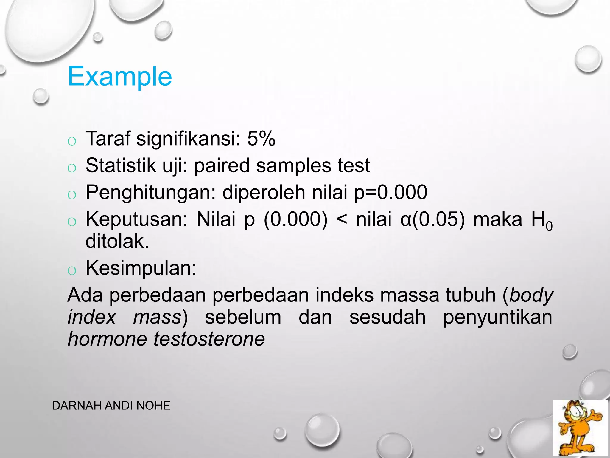 Uji t Sampel Berpasangan | PPT