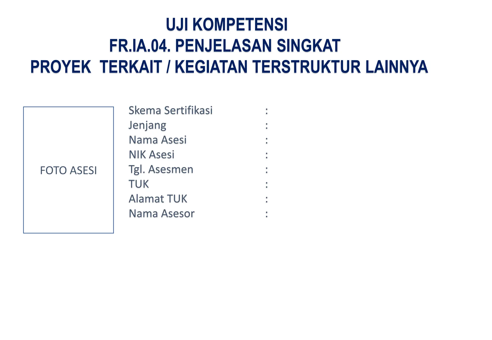 UJI KOMPETENSI K3 KONSTRUKSI JENJANG 6 (enam) | PPTX