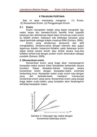 Uji konsentrasi enzim | DOCX