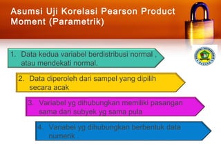 Uji korelasi & Regresi | PPT