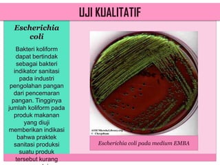 Uji mikrobiologis Makanan berlemak/minyak | PPTX
