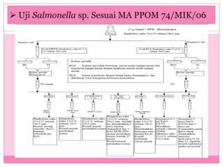 Uji mikrobiologis Makanan berlemak/minyak | PPTX