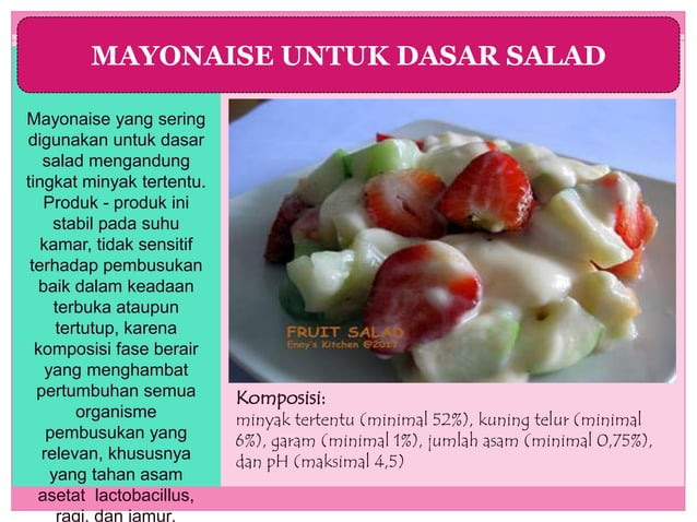 Uji mikrobiologis Makanan berlemak/minyak | PPTX