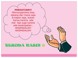 Uji mikrobiologis Makanan berlemak/minyak | PPTX