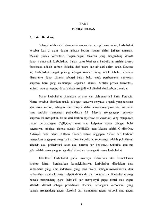 Laporan Biokimia Praktikum Karbohidrat: Uji Molish, Uji Benedict, Uji ...