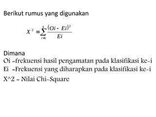 Uji normalitas chi square | PPTX