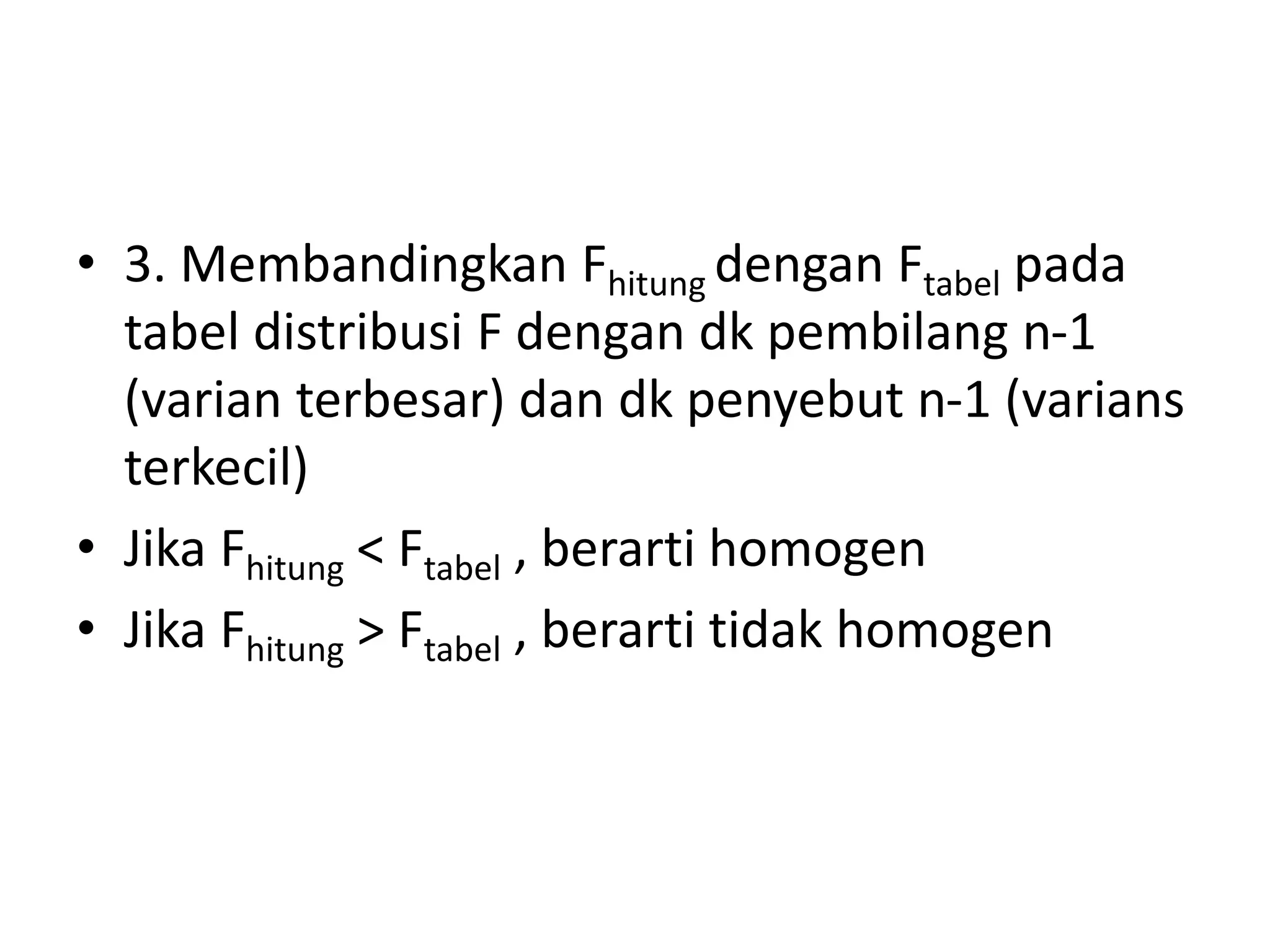 Uji normalitas dan homogenitas | PPTX