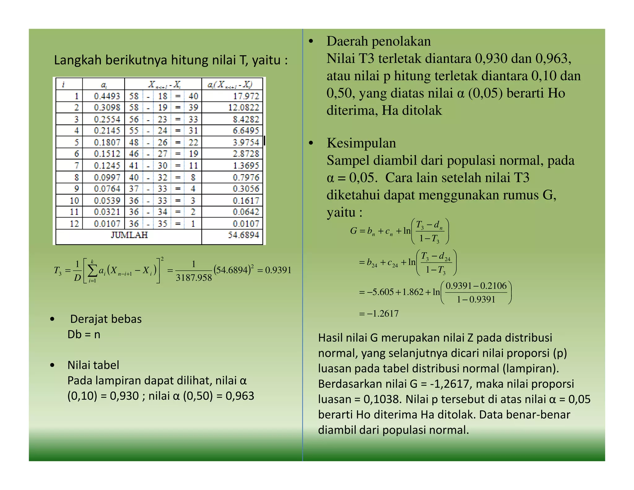 Uji normalitas dan homogenitas ri | PDF