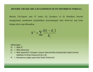 Uji normalitas dan homogenitas ri | PDF