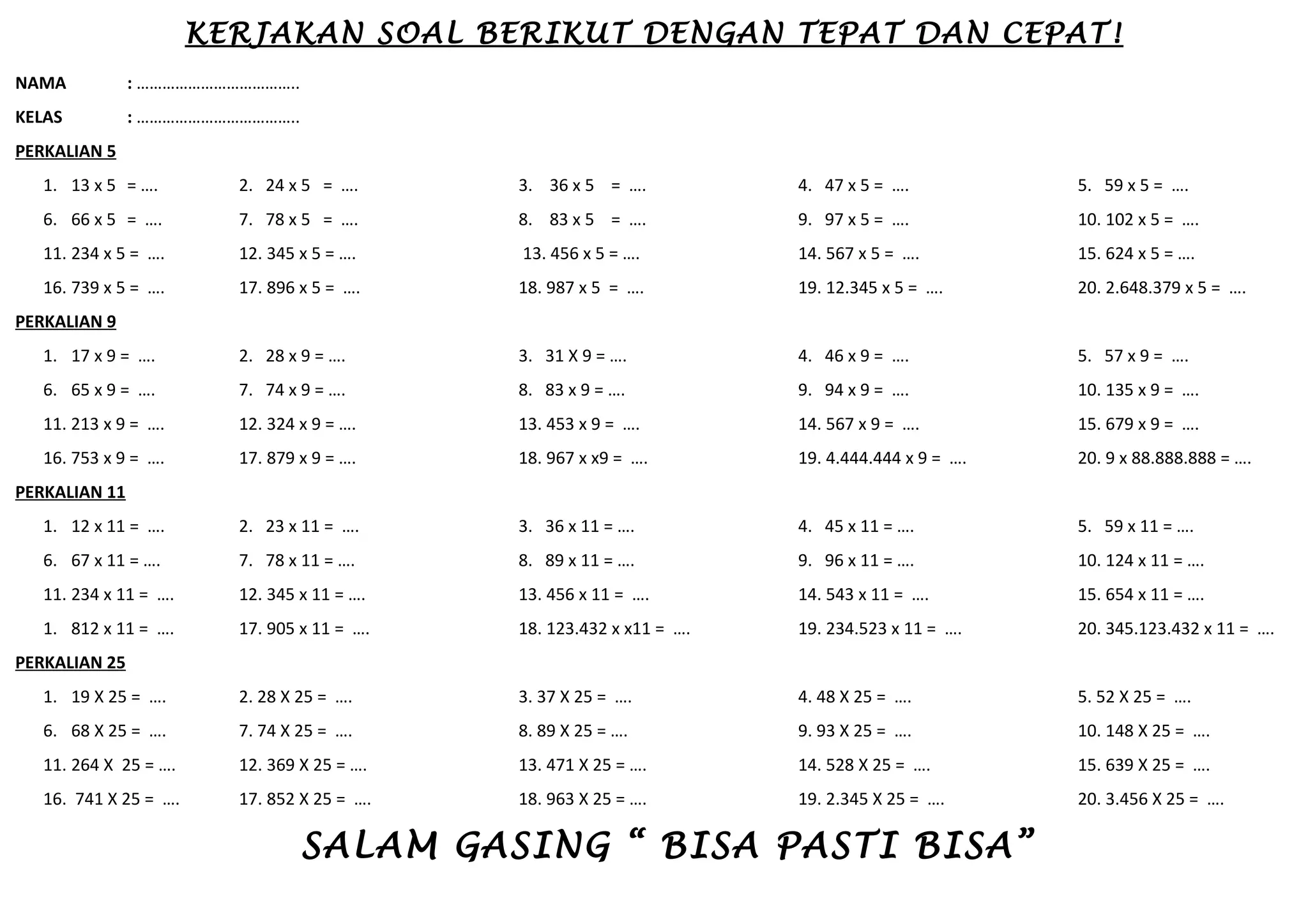 Uji perkalian privat | DOC