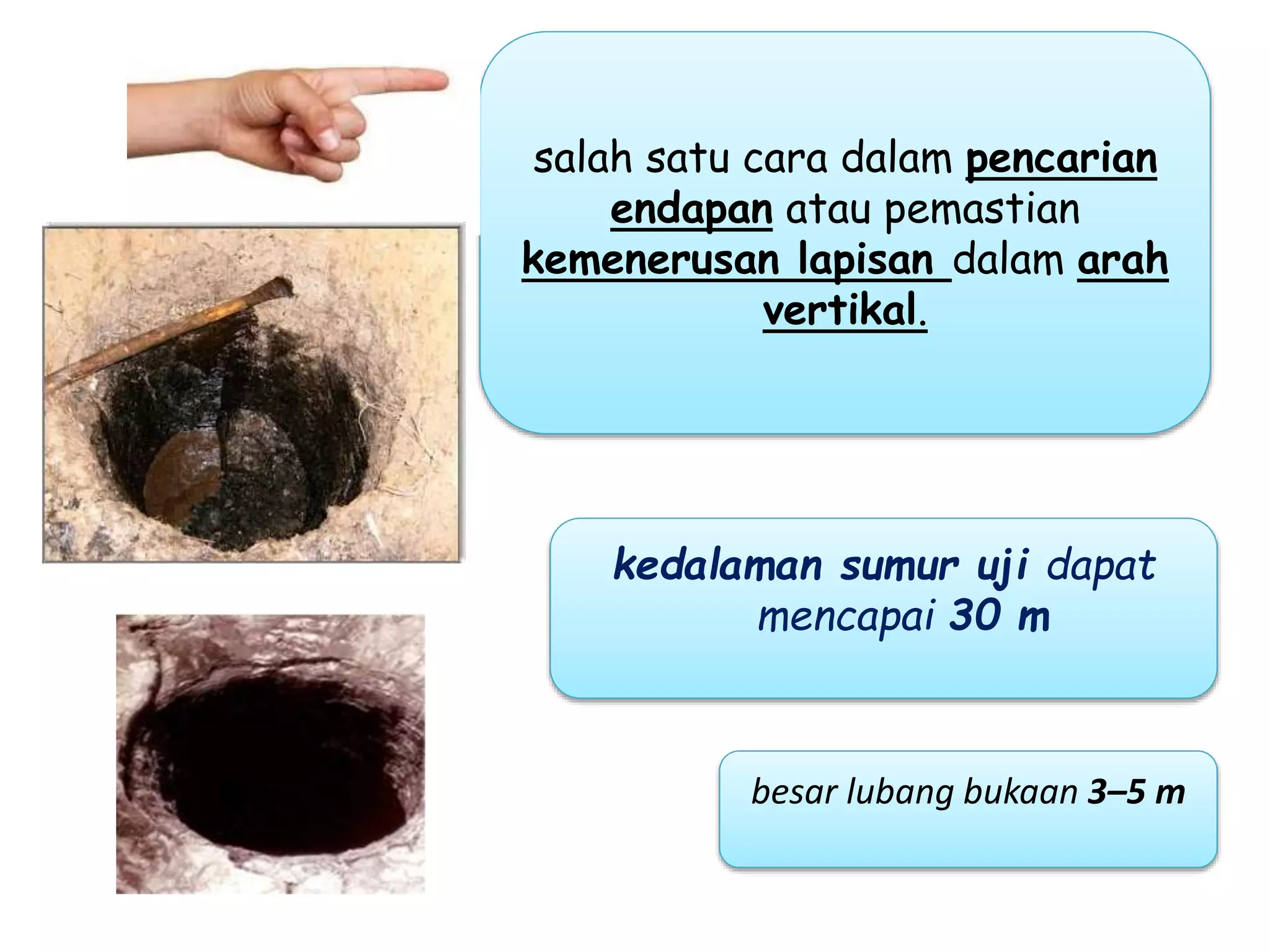 Uji permeabilitas di lapangan dengan menggunakan sumur uji. | PPTX