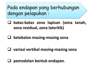 Uji permeabilitas di lapangan dengan menggunakan sumur uji. | PPTX
