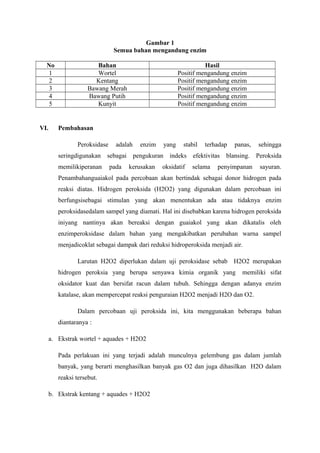 Uji peroksidase | DOC