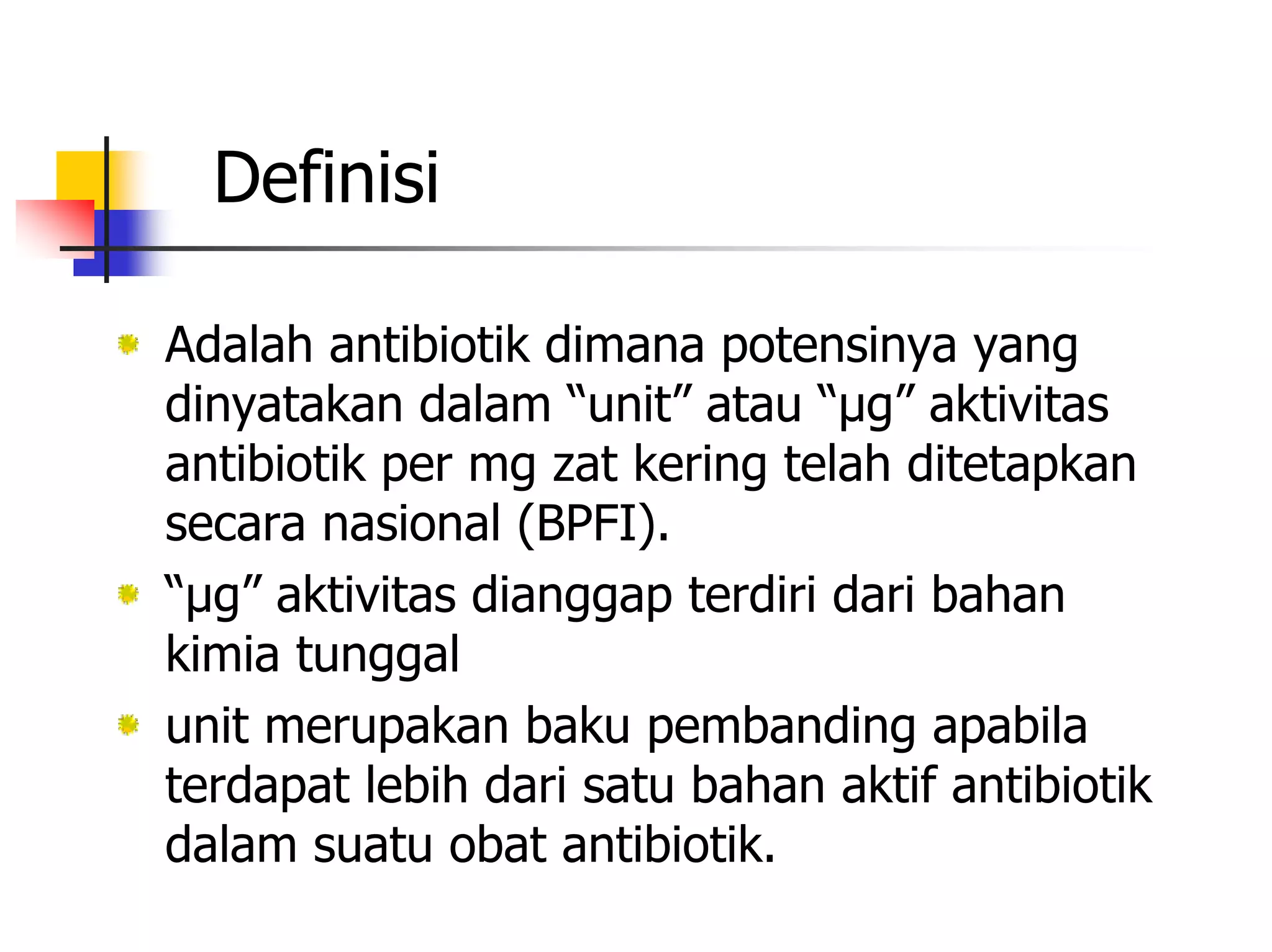 Uji potensi antibiotik secara mikrobiologi | PDF
