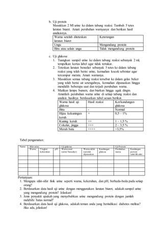 Uji protein | PDF