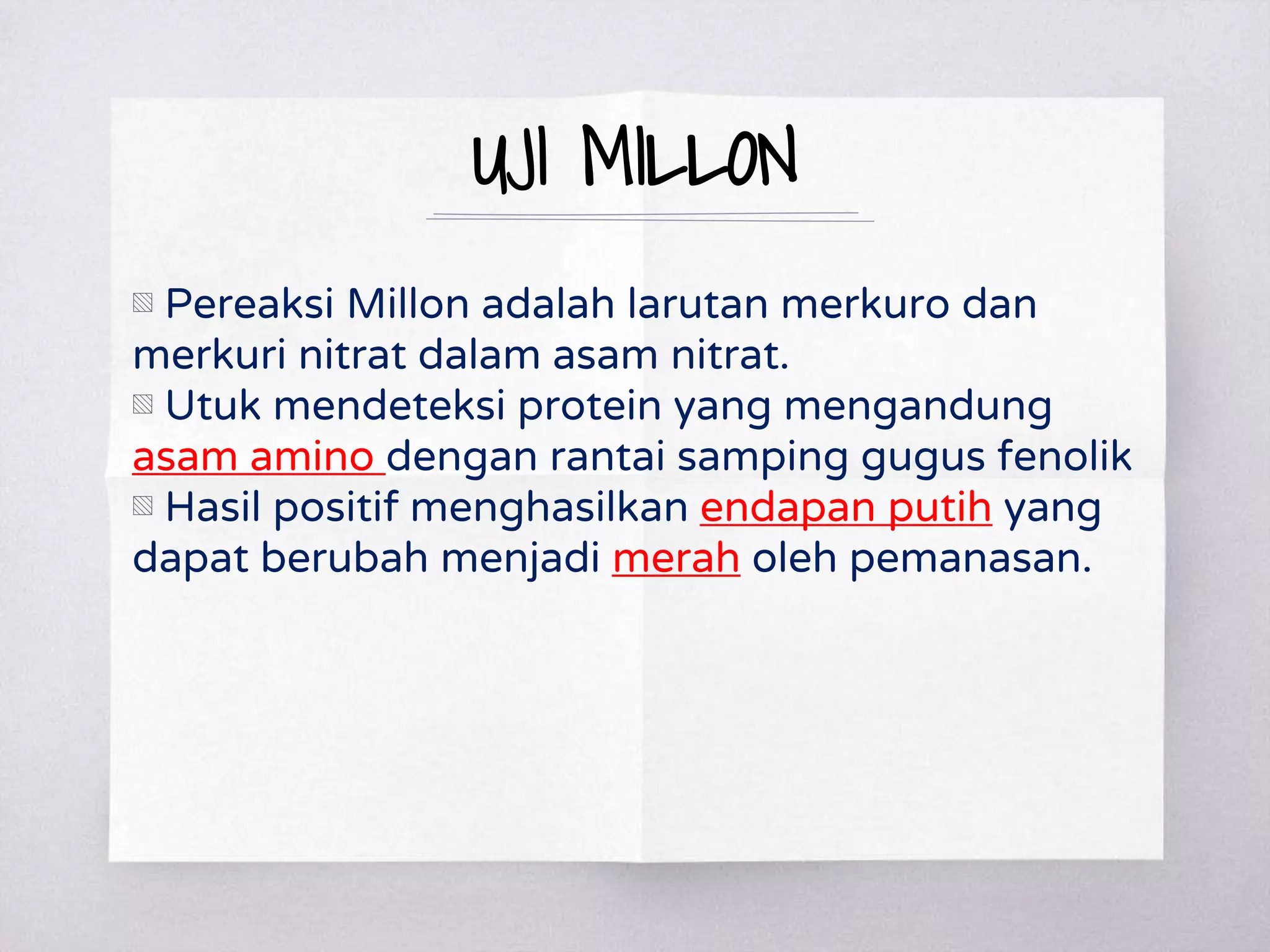 Uji Protein Biokimia | PPTX