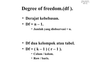 Uji Statistik Sekolah Tinggi Ilmu Kesehatan | PPT