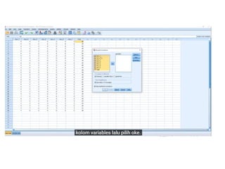 UJI VALIDITAS DAN REABILITAS PENELITIAN SPSS PPT | PPTX