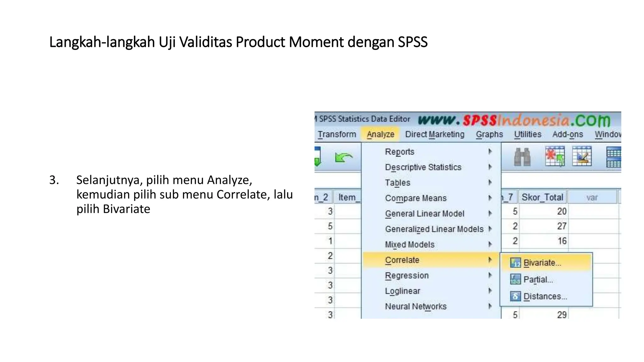 Uji Validitas dan Realibilitas SPSS dan Contoh | PPTX