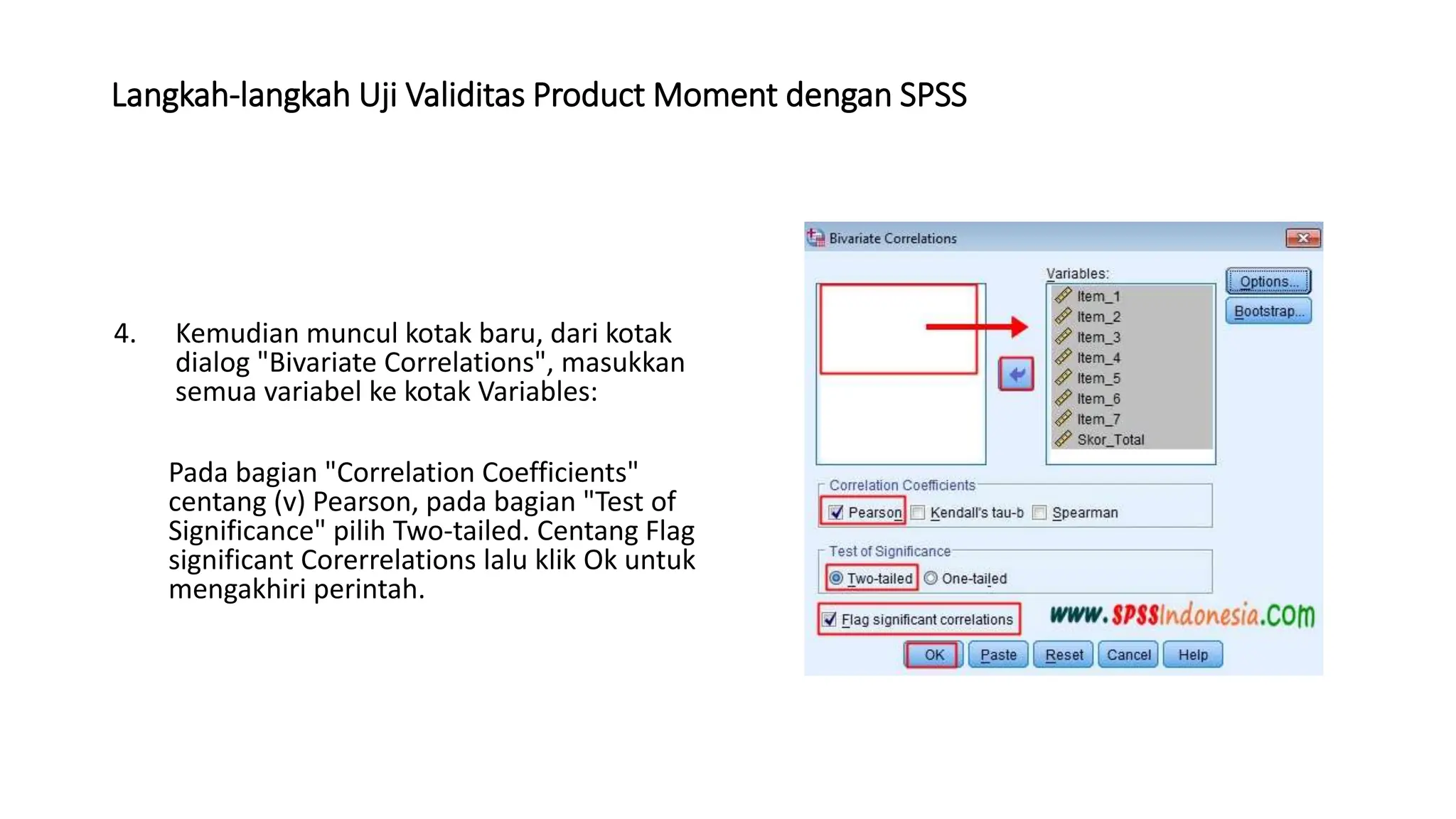 Uji Validitas dan Realibilitas SPSS dan Contoh | PPTX