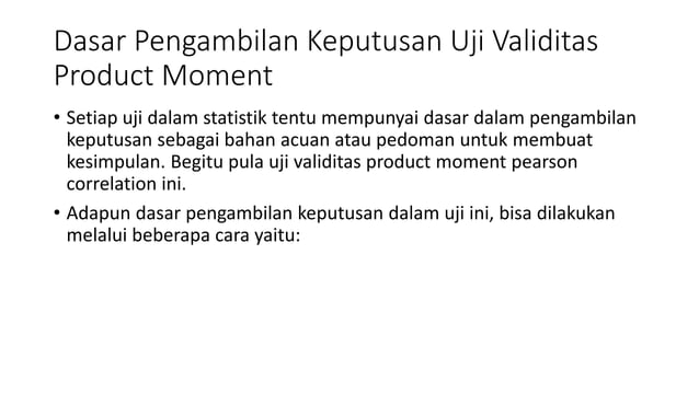 Uji Validitas dan Realibilitas SPSS dan Contoh | PPTX