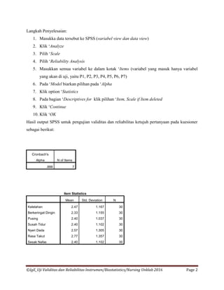 Uji validitas dan_reliabilitas_instrumen | PDF