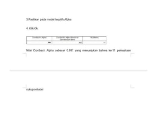 Uji Validitas reliabilitas Validitas dan reliabilitas adalah istilah ...