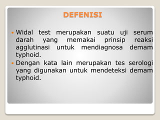 Uji widal xi tlm | PPT