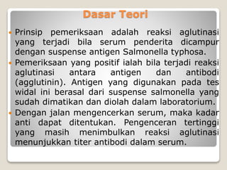 Uji widal xi tlm | PPT