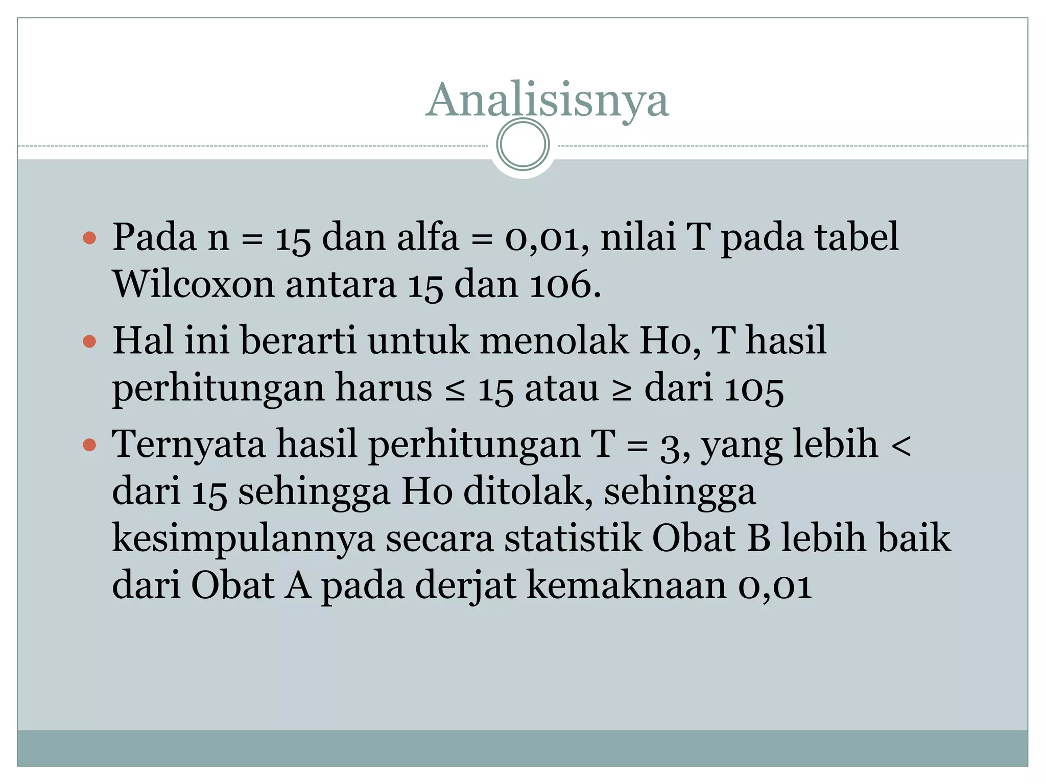 Uji wilcoxon dan mann whitney | PPTX