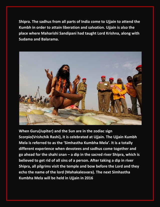 Ujjain mahakubh 2016 | PDF