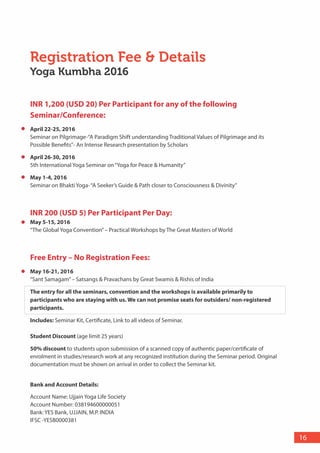 Ujjain simhastha 2016 yoga kumbh mela | PDF