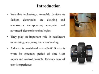 Wearable Electronics | PPTX