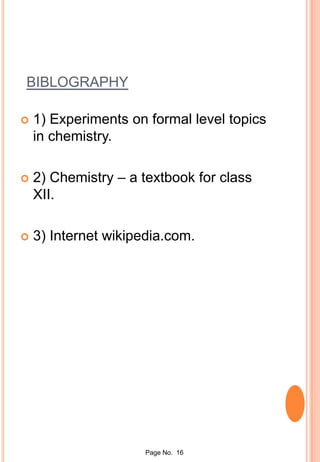 Class 12 Chemistry Practical File | PDF