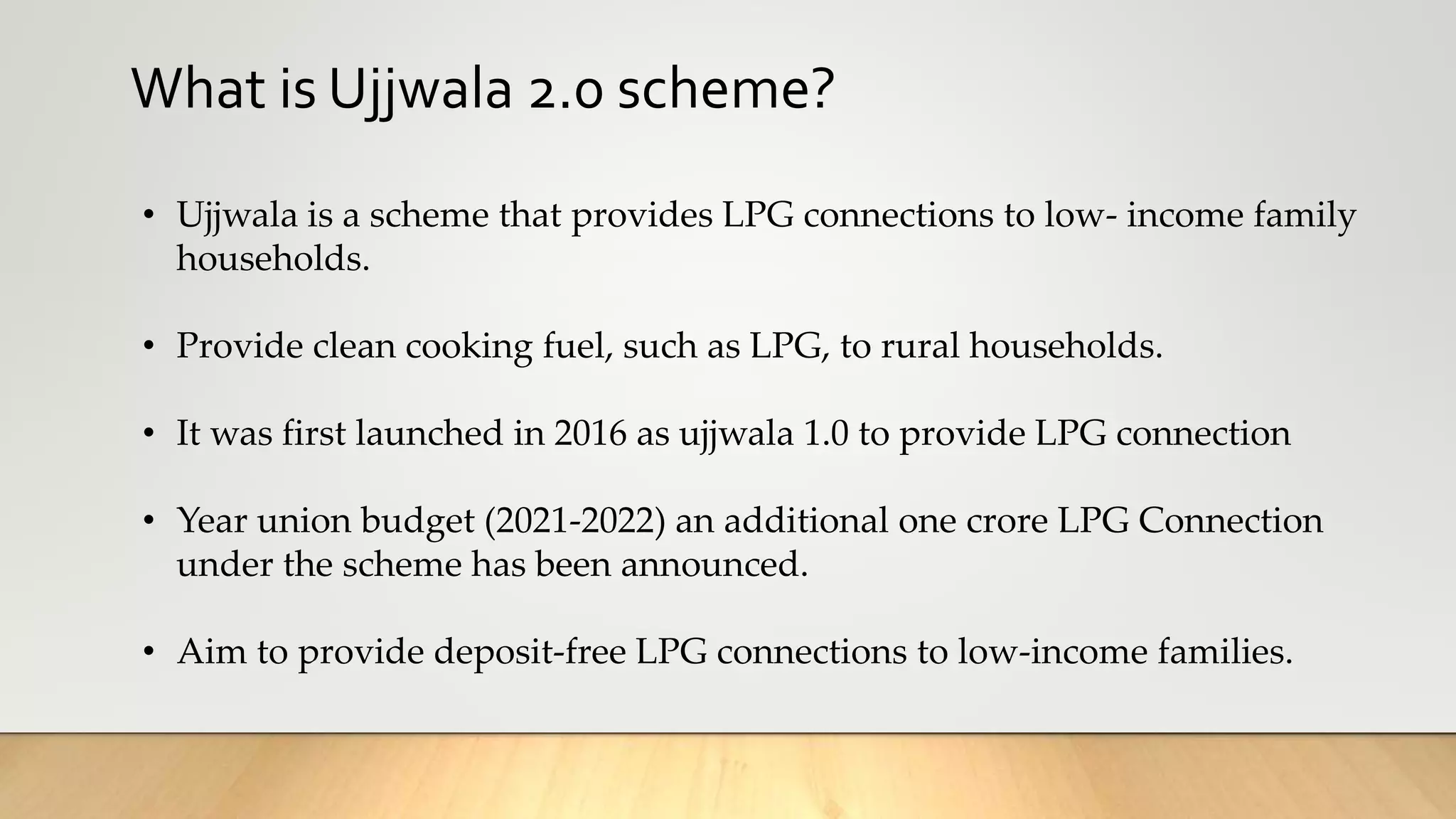 Ujjwala yojana 2.0 | PPTX