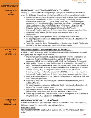 Ujjwal Goel CV (+91 9716623747, ujjwalgoel@gmail.com) | PDF