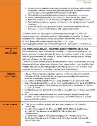 Ujjwal Goel CV (+91 9716623747, ujjwalgoel@gmail.com) | PDF