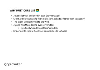 Multicore Javascript Past, Present and Future.pdf | Web Development | Internet