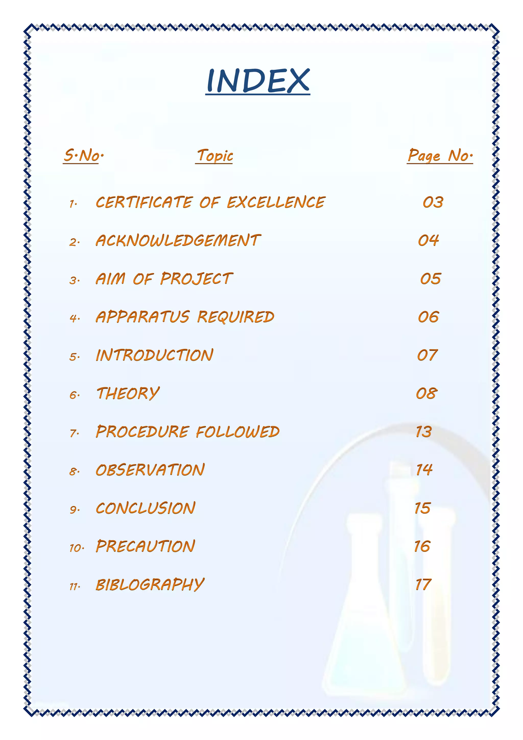 Class 12 Chemistry Practical File | PDF