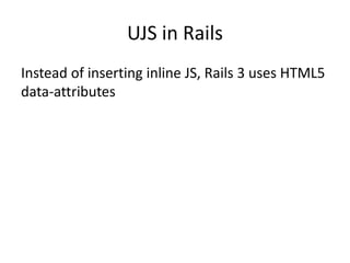 Ujs in rails | PPT