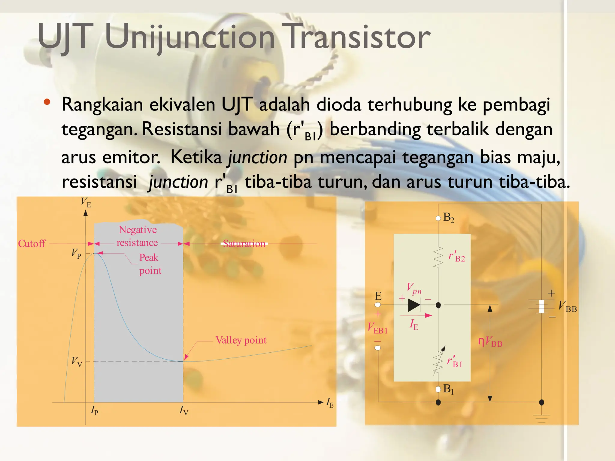 Uni Junction Transistor - Elektronika Dasar | PPT