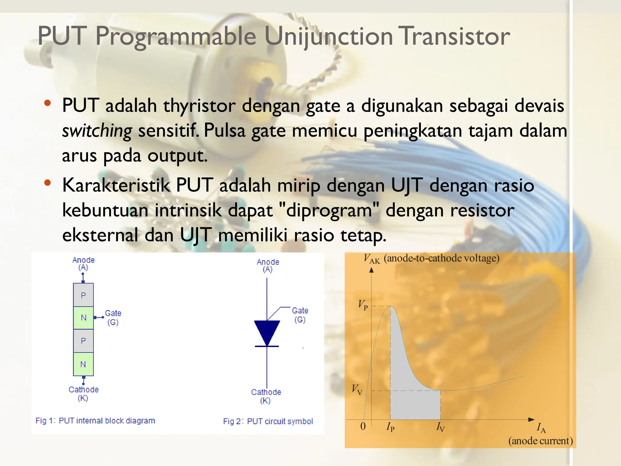 Uni Junction Transistor - Elektronika Dasar | PPTX