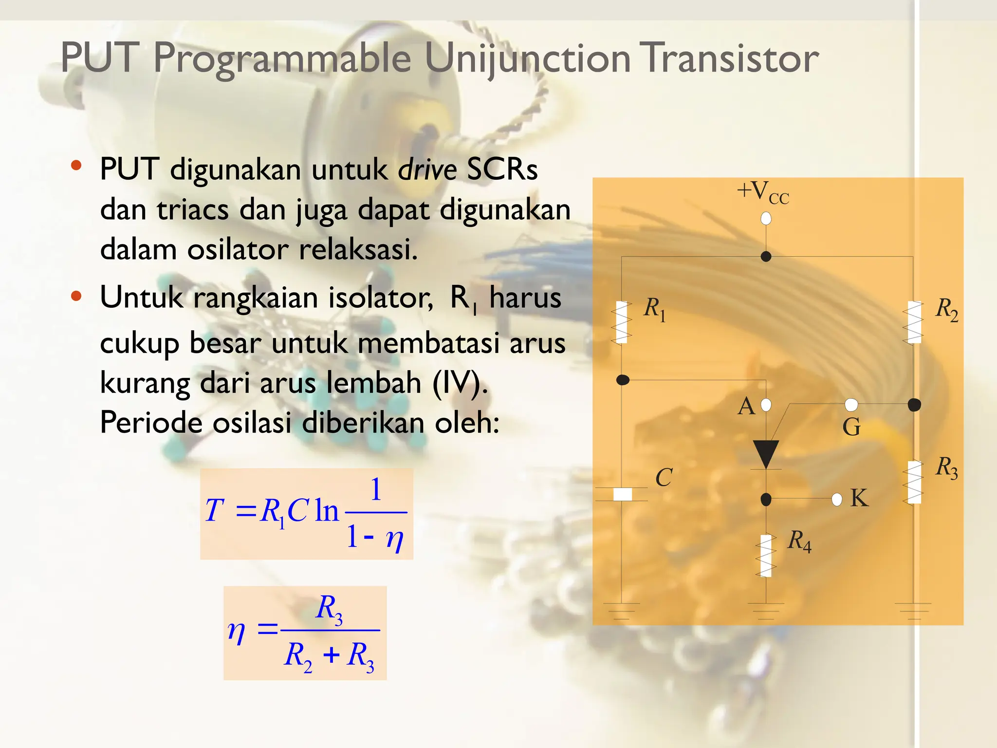 Uni Junction Transistor - Elektronika Dasar | PPTX