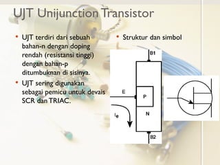 Uni Junction Transistor - Elektronika Dasar | PPT