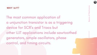 Ujt uni junction transistor - basics | PDF