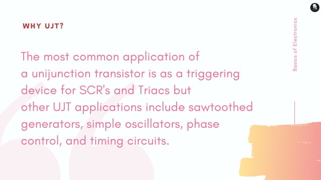 Ujt uni junction transistor - basics | PDF | Computer Peripherals ...